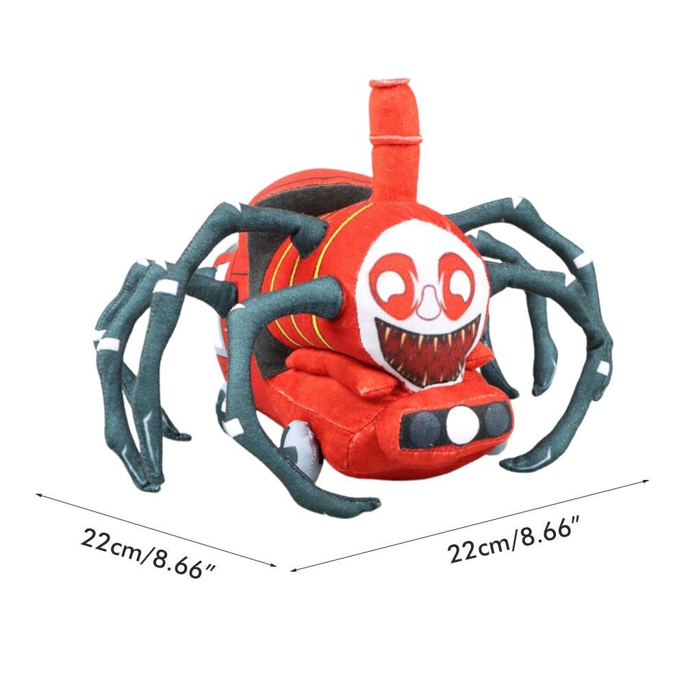 Игровой поезд ужасов, плюшевая игрушка, мультяшная кукла-паук, мягкая кукла, подарок для мальчиков и девочек