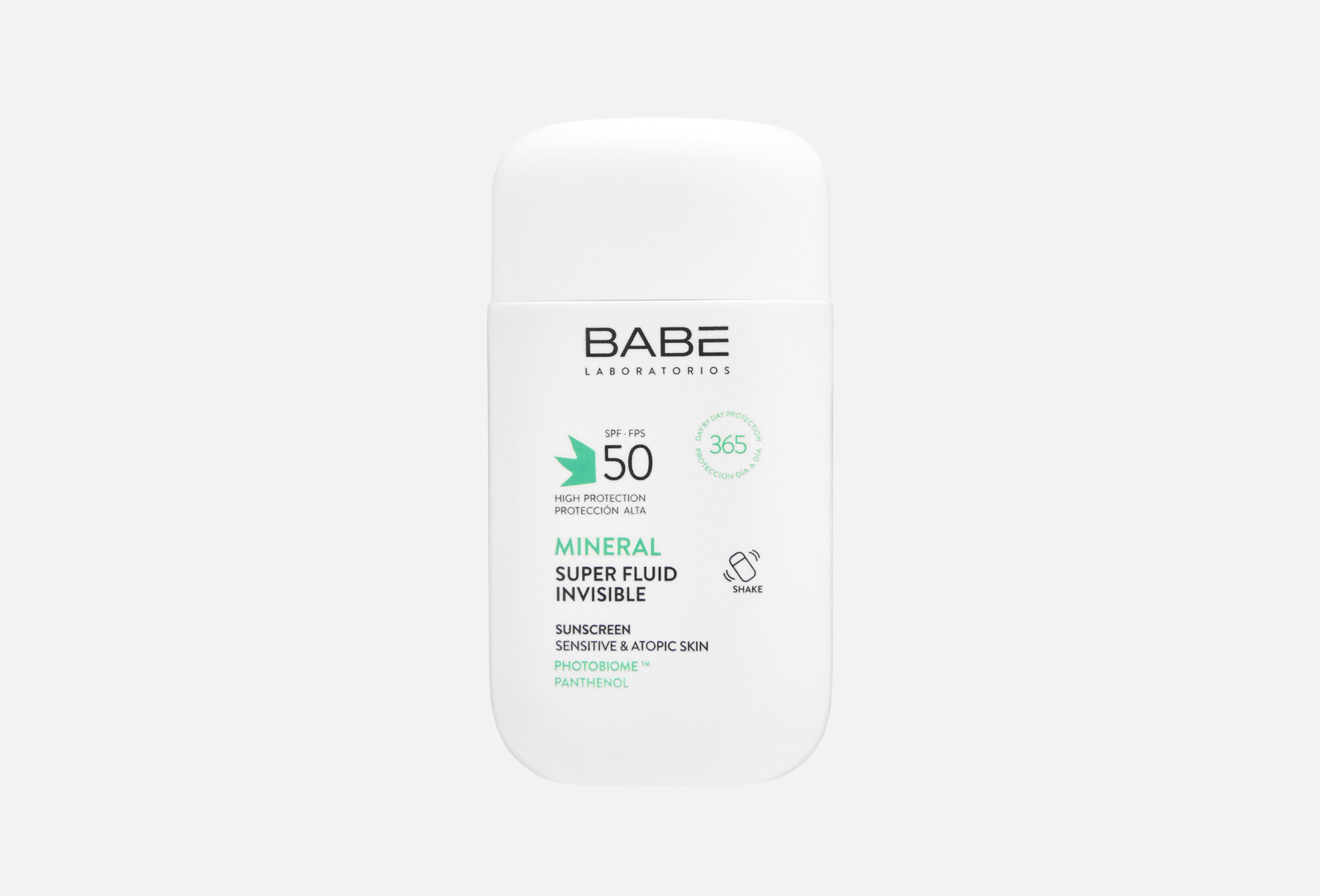 Солнцезащитный суперфлюид для лица SPF 50+ LABORATORIOS BABE Mineral 50 мл