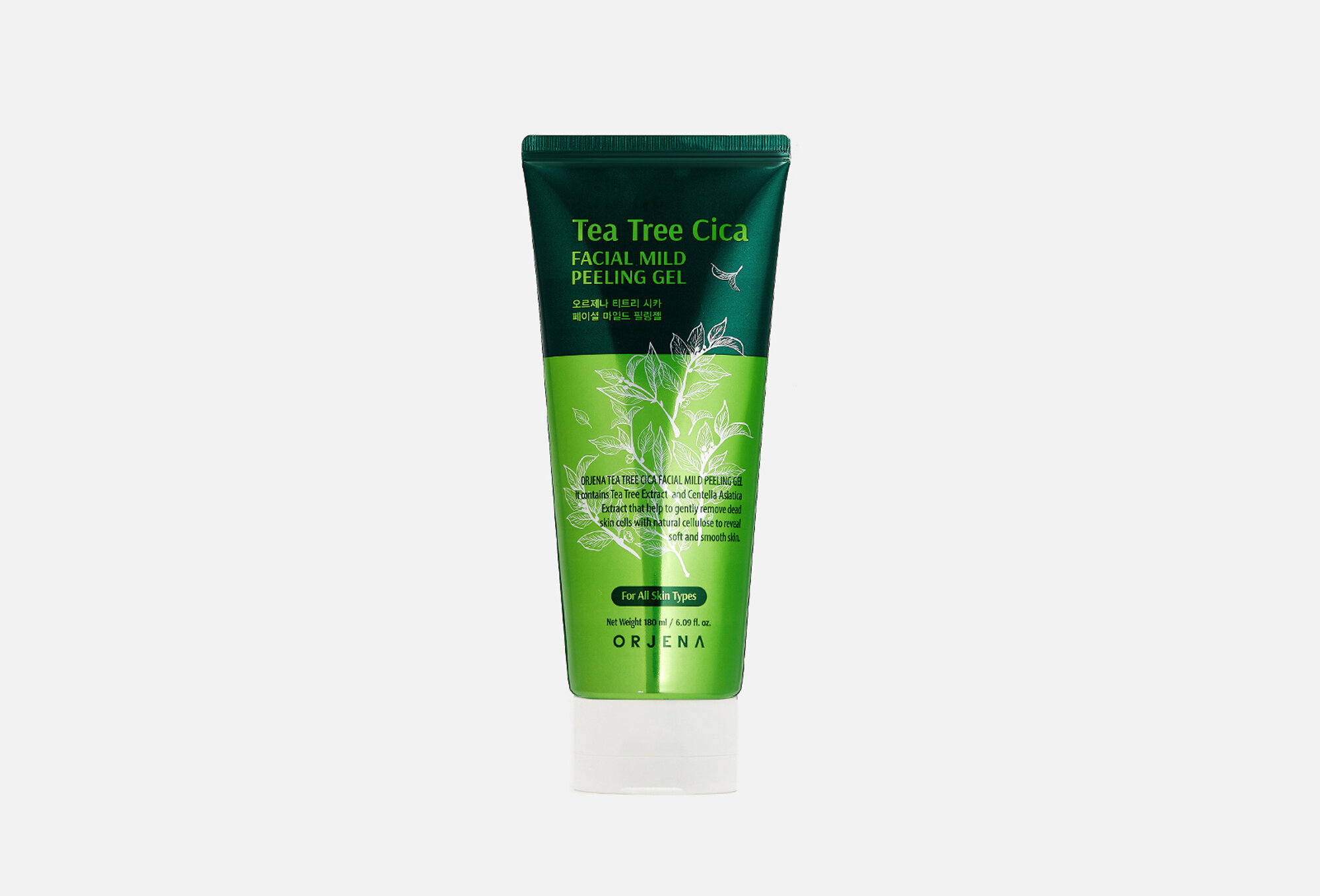 Отшелушивающий гель с экстрактом чайного дерева для лица ORJENA TEA TREE CICA FACIAL MILD PEELING GEL 180 мл