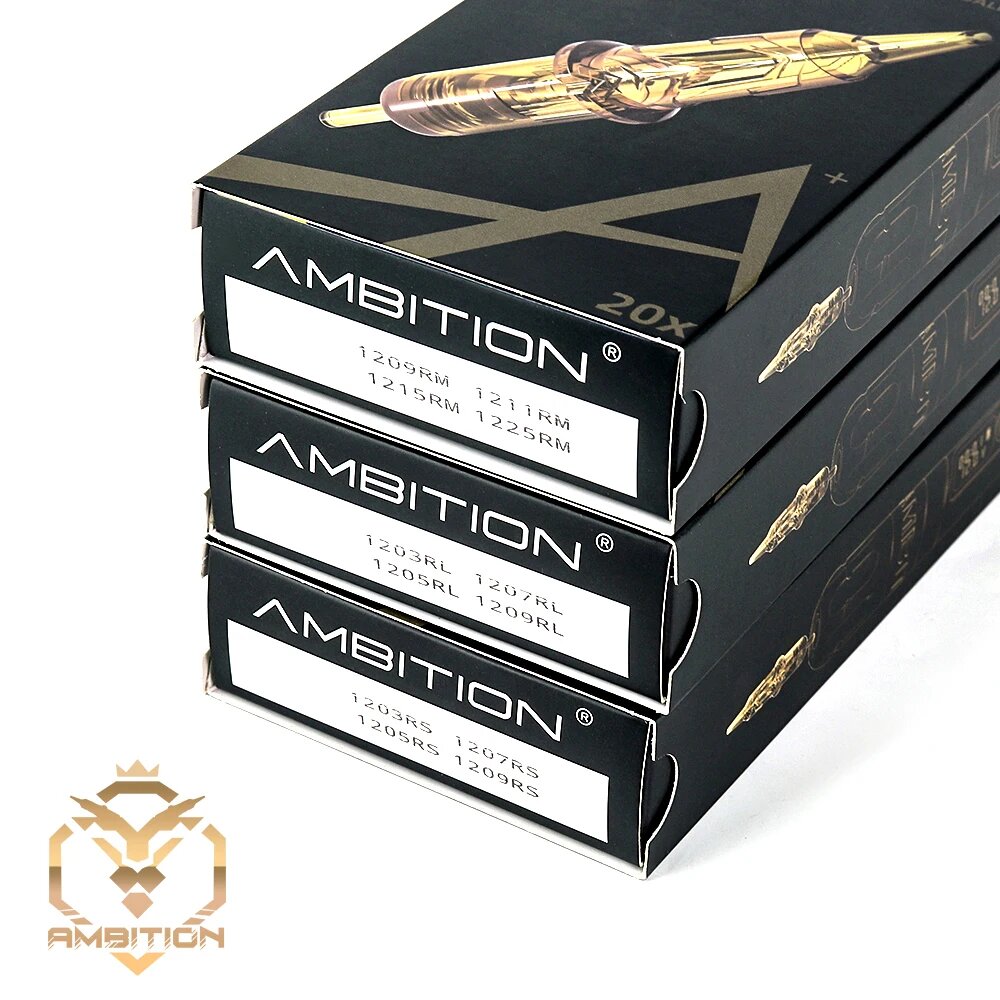 Иглы для тату Ambition Glory RL RM M1 RS 20 шт. 3RL 5RL 7RL 9RL, 0.35mm 12