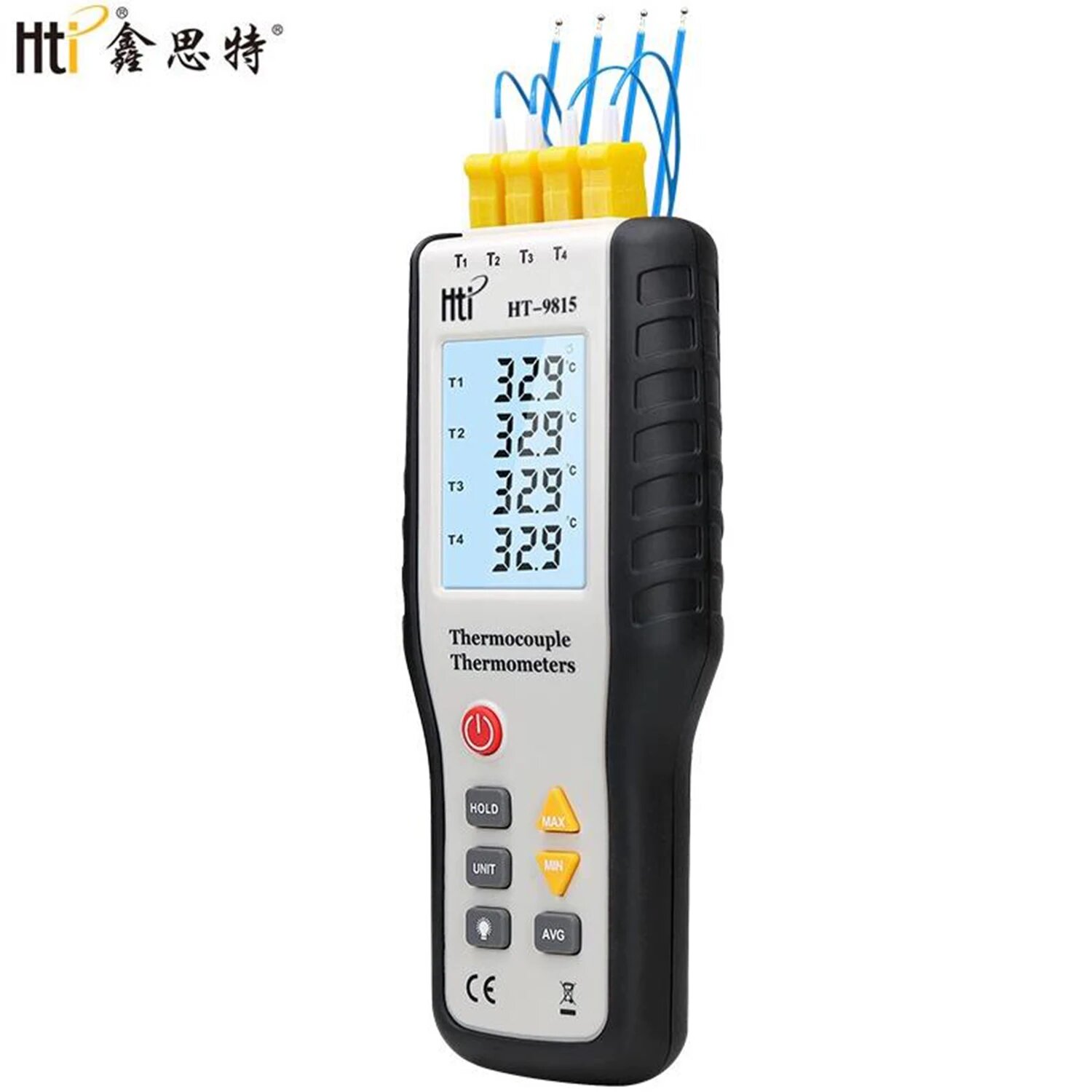HTI HT-9815 Цифровой контактный термометр
