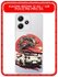 Чехол на Xiaomi Redmi 12 5G / Сяоми Редми 12 5G с принтом "Car and dragon", проз...