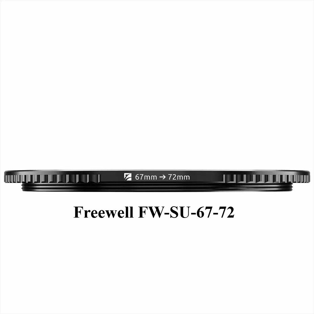 Freewell Step Up Ring С Магнитной Системой Быстрой Замены Freewell, А Также С Вашим Резьбовым Фильтром 67-72mm