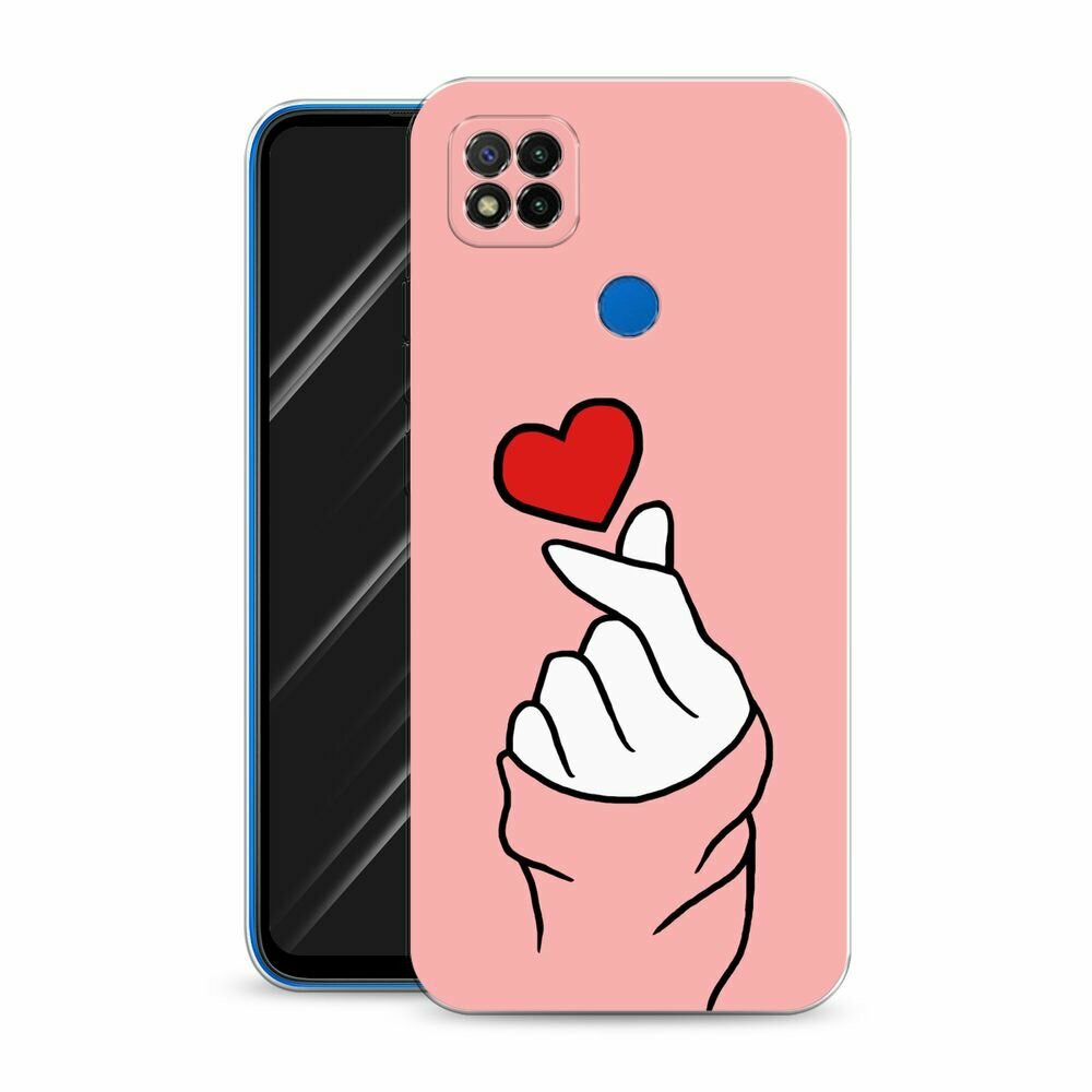 Чехол на Xiaomi Redmi 9C / Сяоми Редми 9C с принтом "Милое сердечко" — фото 1