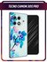 Чехол на Tecno Camon 30S Pro / Текно Камон 30S Про с принтом "Голубая орхидея"