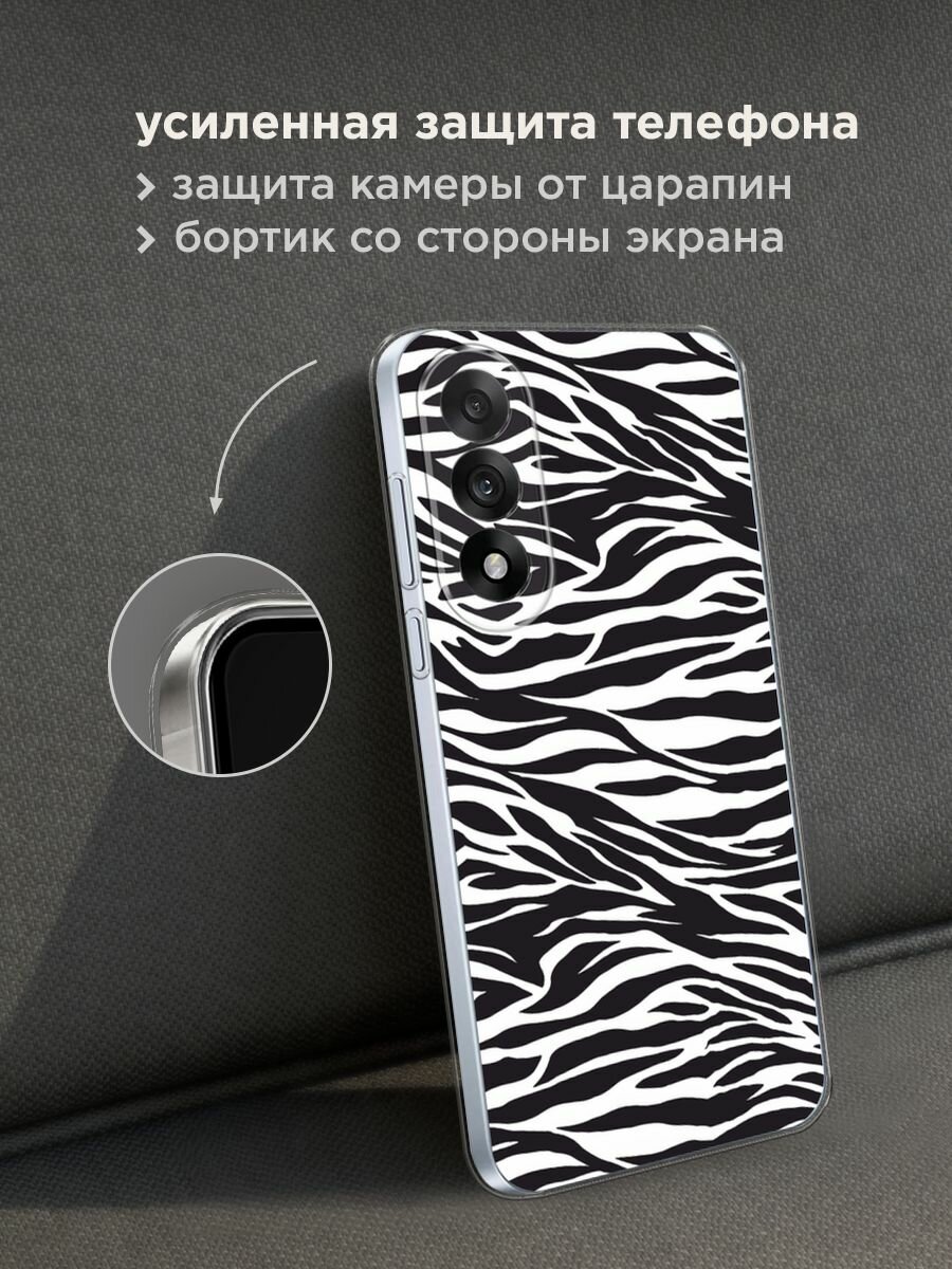 Чехол на OnePlus Nord 5 / Ван Плас Норд 5 с принтом "Принт зебра" — фото 1