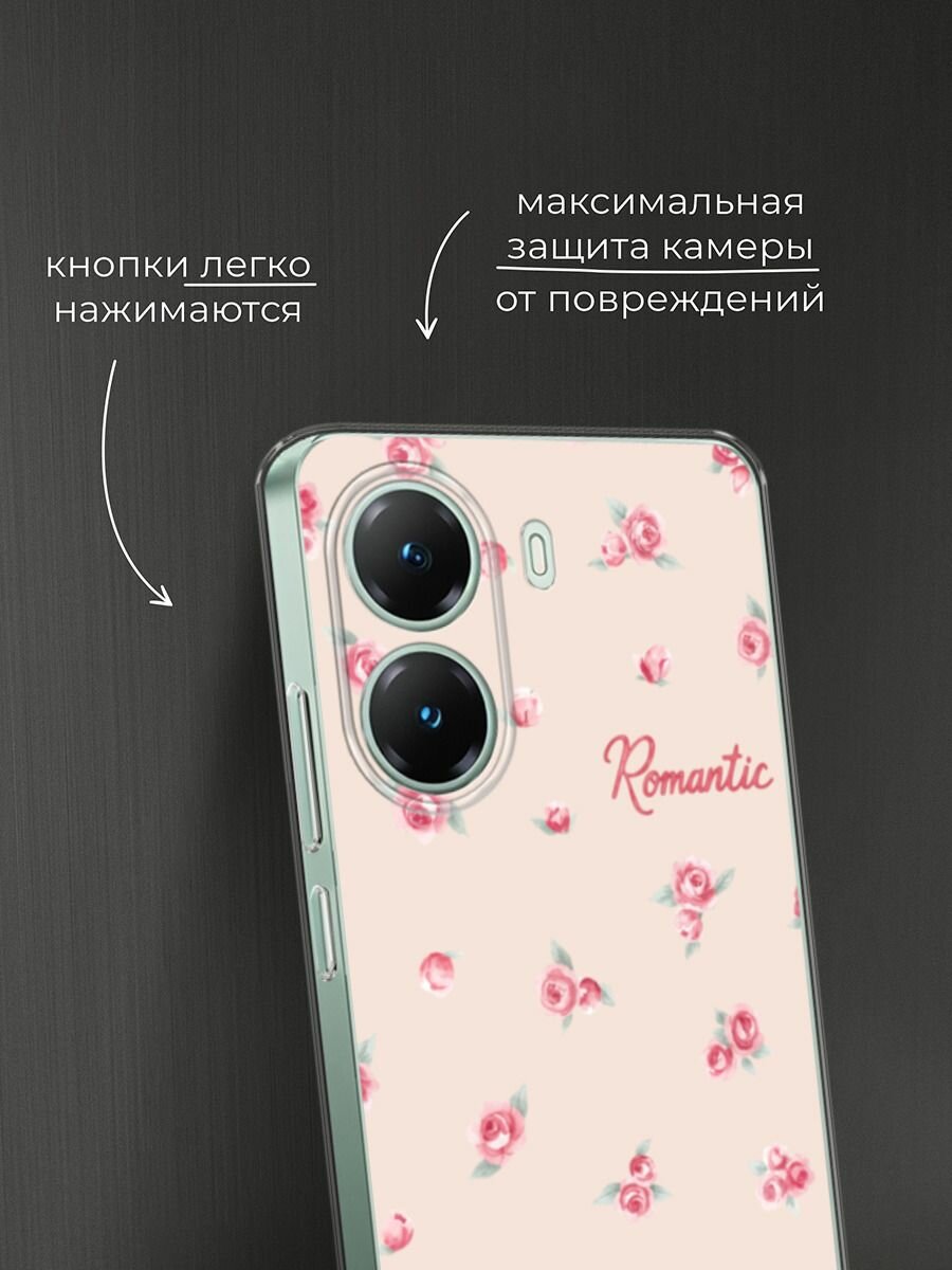 Силиконовый чехол на Poco X7 Pro / Поко X7 Про с принтом "Romantic" — фото 1