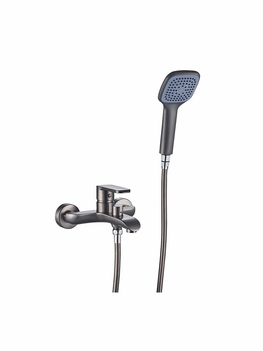 Melodia Della Vita Смеситель ванна MELODIA Heavy Metal картридж д.35мм короткий излив оруж. сталь MDV35640gn