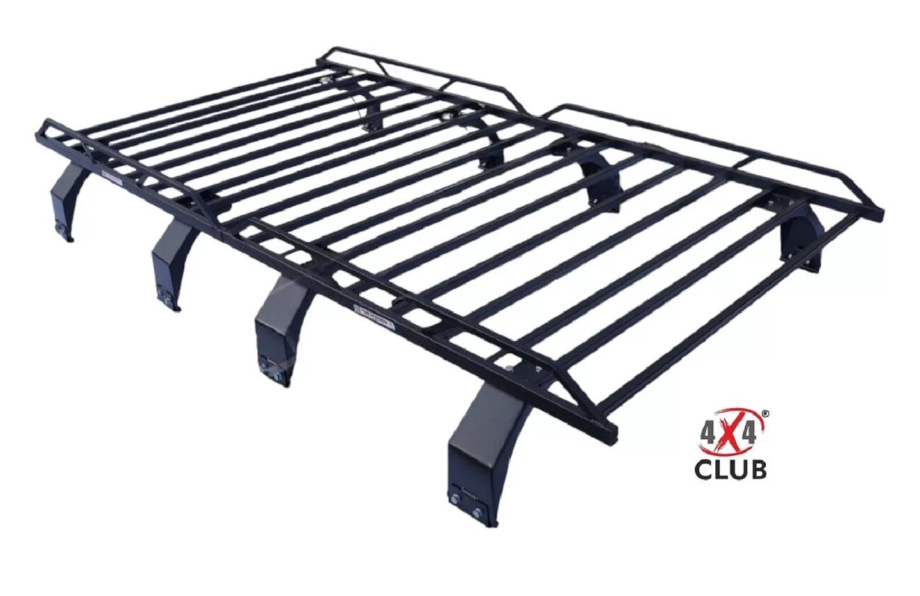 Экспедиционный багажник для Газель/Соболь, стальной, на водостоки, грузоподъемность 200кг