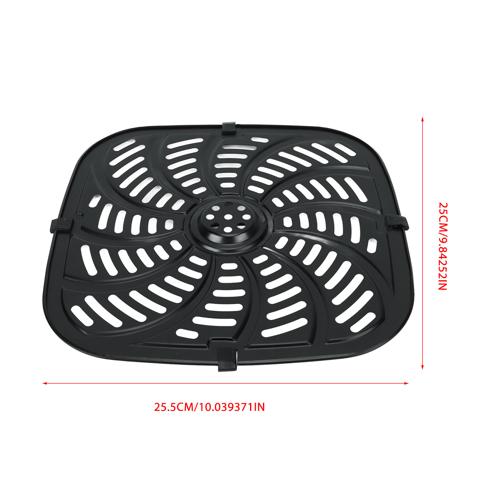 Сменный лоток для фритюрницы. Аксессуар для фритюрницы. Антипригарная сковорода для гриля. Пластина для жарки с резиновым бампером для 8 кварт.