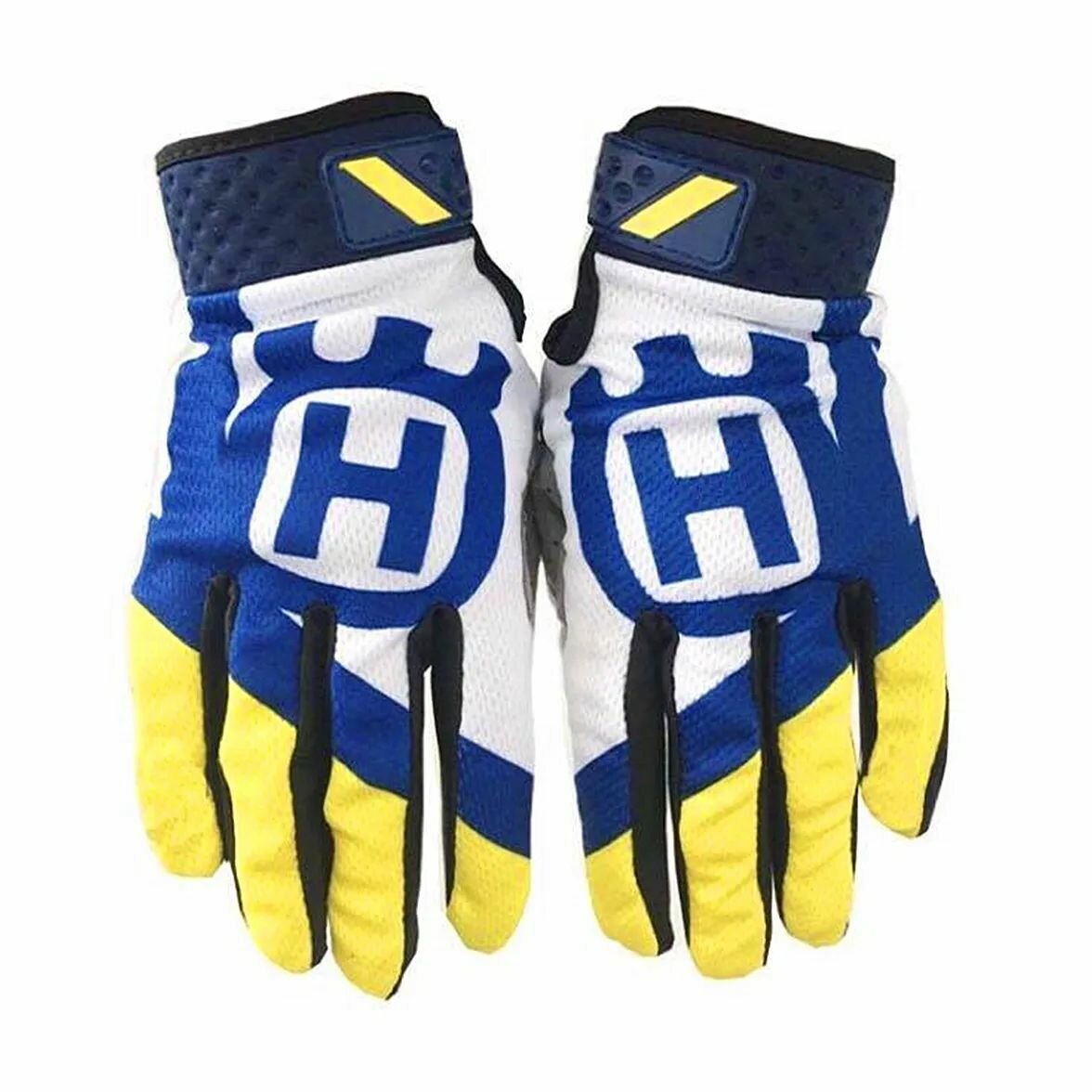 Перчатки Husqvarna White/Blue XL