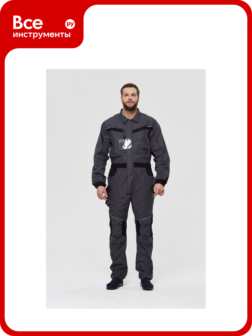 Рабочий комбинезон Delta Plus Mach2 Corporate серый/черный, размер L MCCO2GNGT