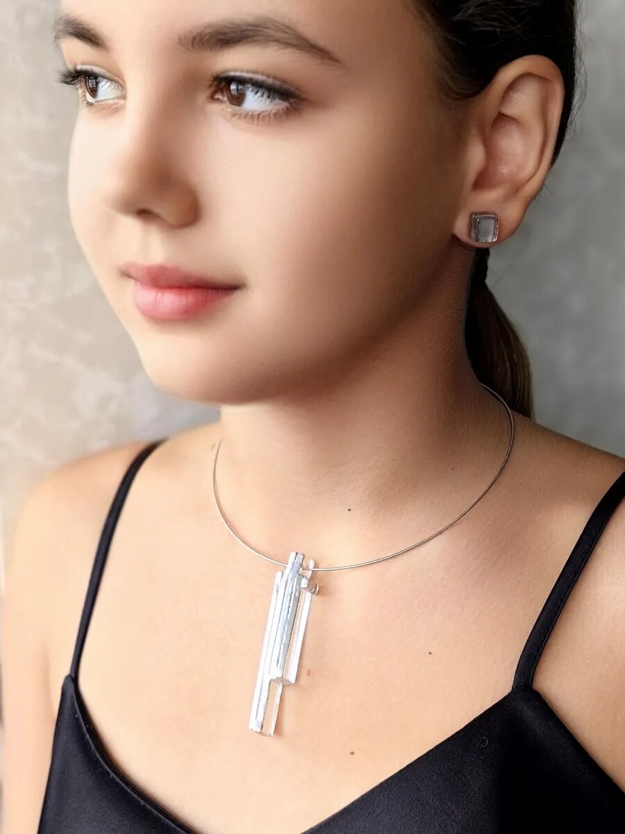 Колье, муранское стекло, стекло