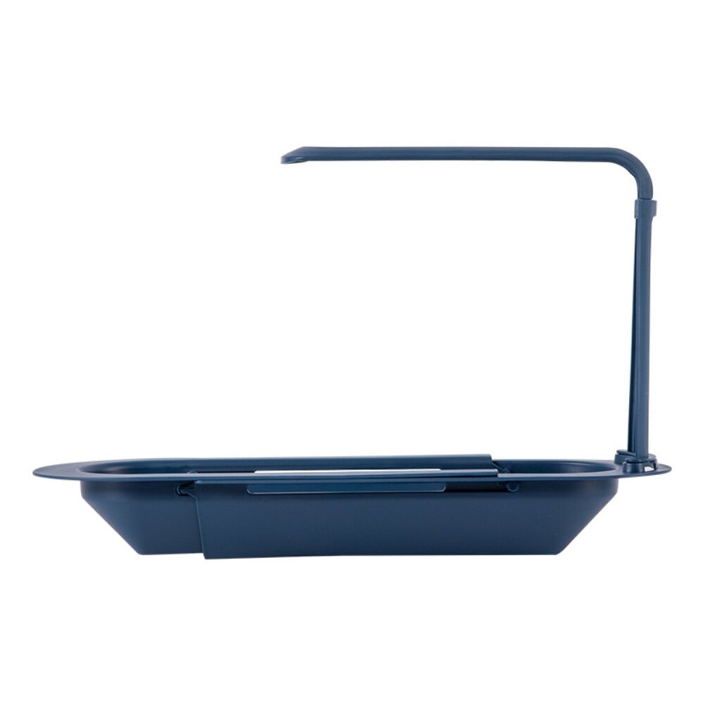Sink Telescopic Holder Rack Expandable Storage Drain Basket Sponge Soap Kitchen Drainer Tray Shelf
