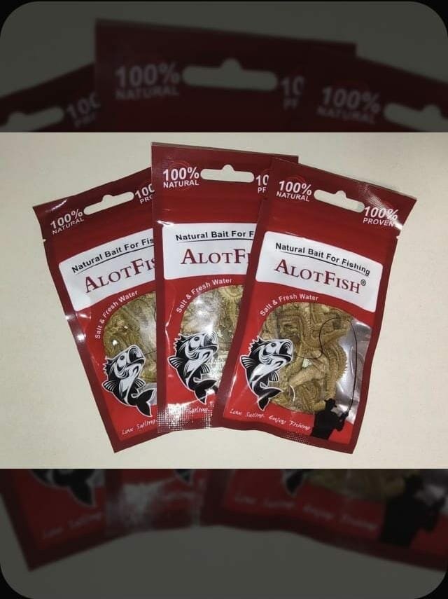 3 шт Червь сушеный нереис пескожил для морской рыбалки/наживка