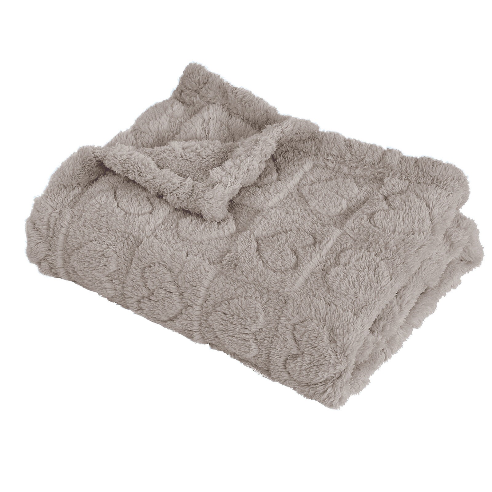 Детское плотное одеяло, однотонное жаккардовое хлопковое флисовое одеяло коричневого цвета с сердечком любви