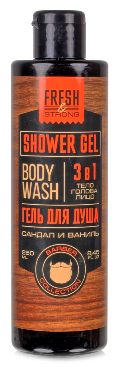 Гель для душа Сандал и ваниль, 250 мл
