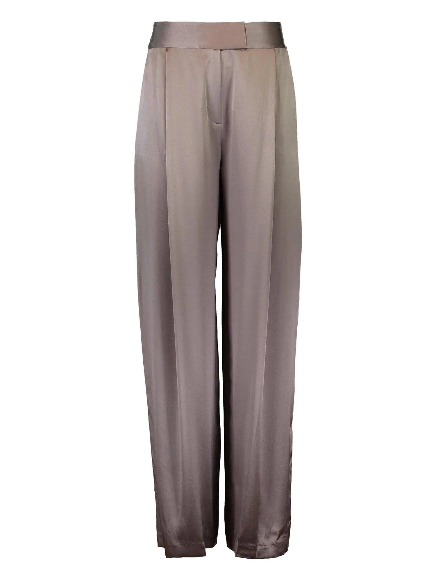 Брюки Pleated satin trousers