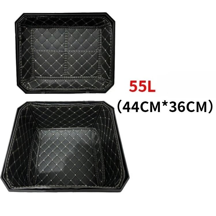 Универсальный квадратный ящик для багажника мотоцикла, универсальный хвостовой ящик для электромобиля, съемная подушка, внутренний вкладыш 36 л/45 л/47 л/55 л 55L