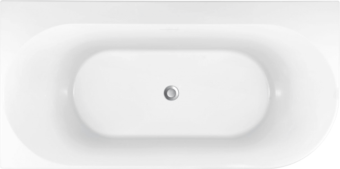 Акриловая ванна Allen Brau Priority 4 L 170x80 см, угловая, левая, пристенная, белая, асимметричная, на ножках, с экраном, со сливом-переливом