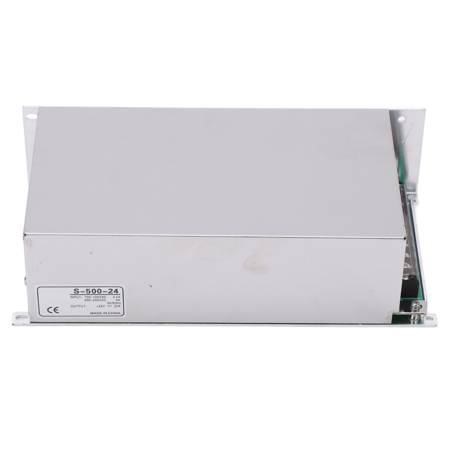 BERM LED драйвер 500W DC, преобразователь питания 24V 20A для камер видеонаблюдения, вход 100‑240V AC