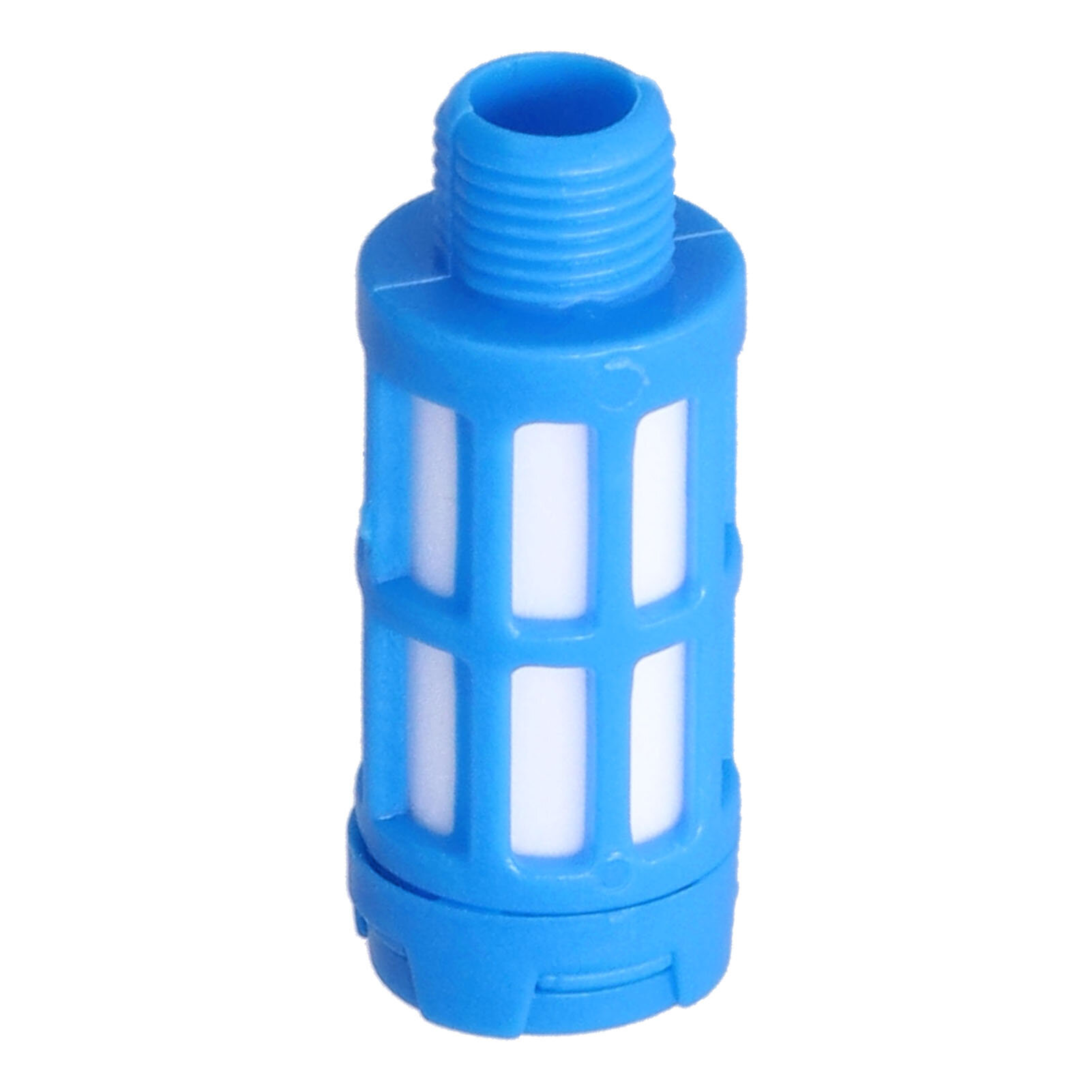 Пластиковый пневматический глушитель, регулятор расхода воздуха в воздушной линии, глушитель, фитинг компрессора, синий, 50 шт, PSU‑01