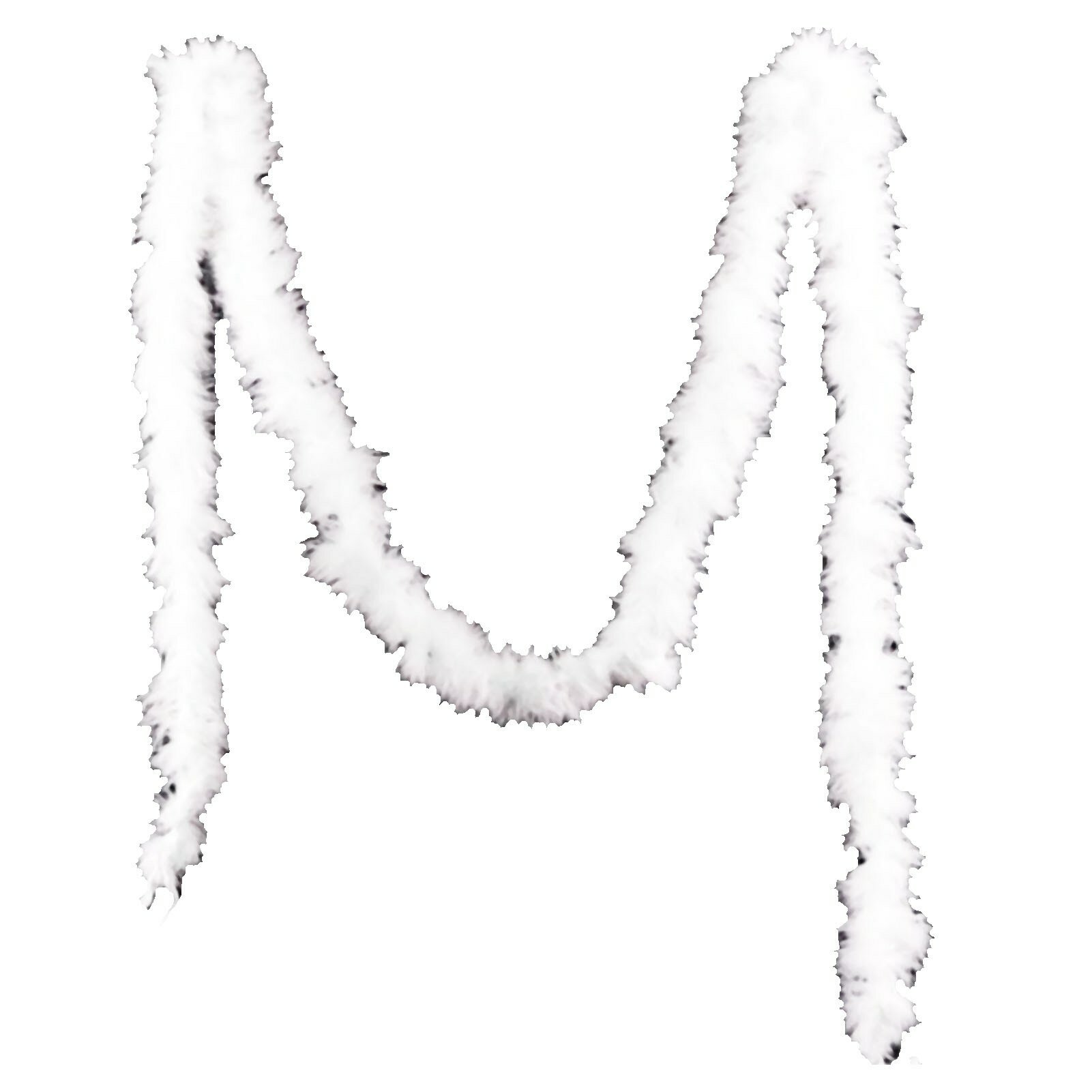 Декоративная лента из перьев длиной 2 м, белая, изысканная и красивая, для рукоделия и свадебного декора.