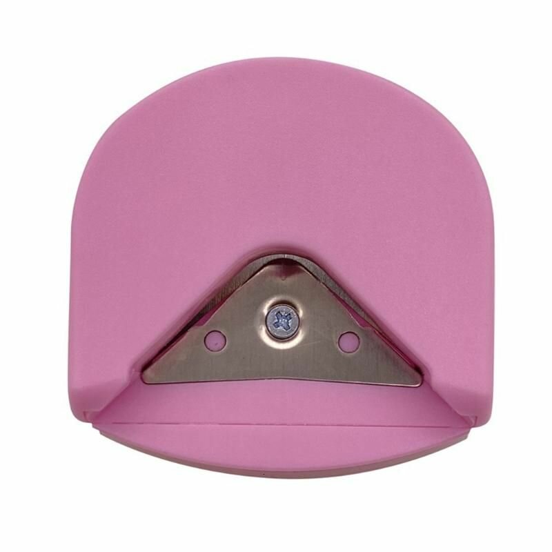 Дырокол для уголков с контейнером, Розовый