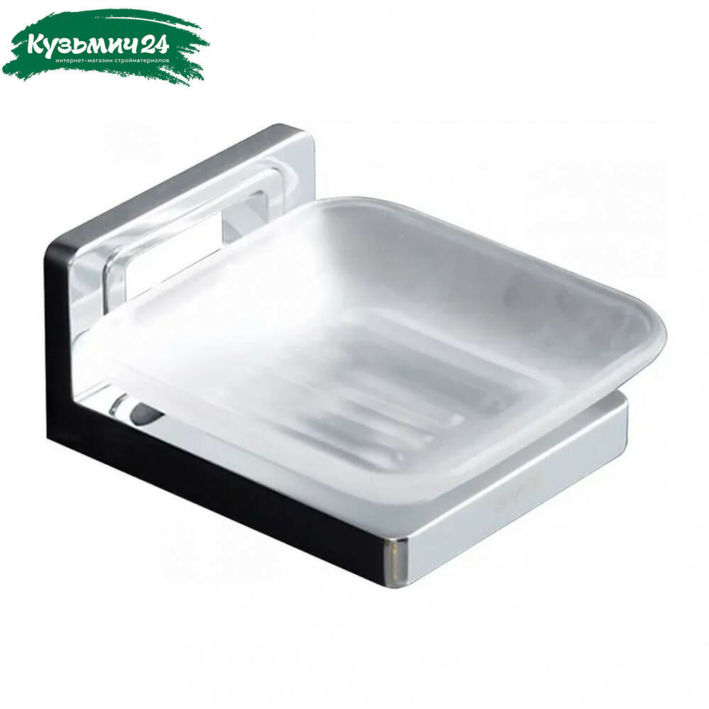 Мыльница настенная Gappo G30802 с держателем, нержавеющая сталь, хром