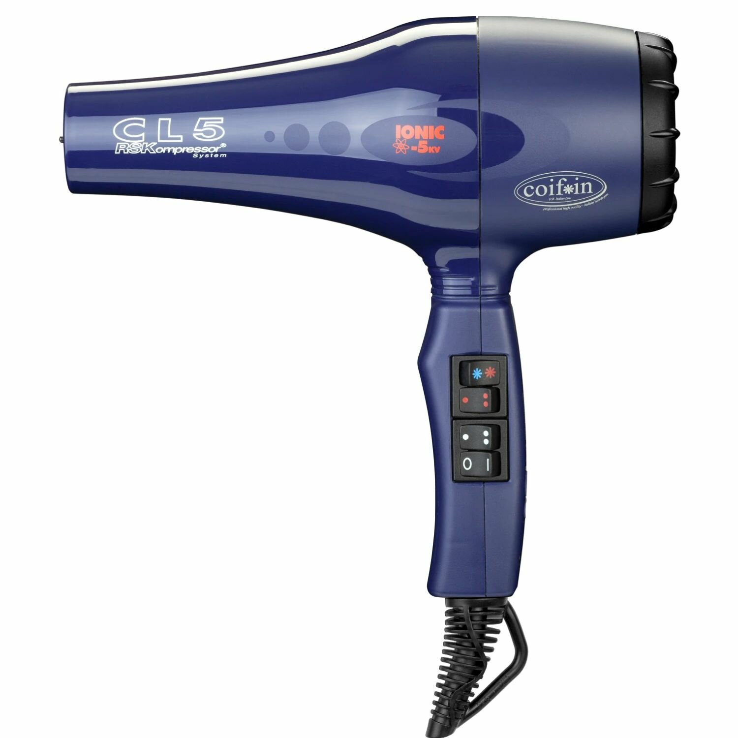 Профессиональный фен Coifin "CL5 R Ionic", 2300Вт, 3 режима, синий