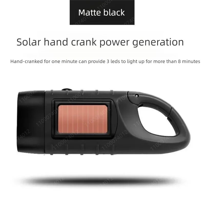 Xiaomi Youpin Солнечный ручной фонарик Черный, черный