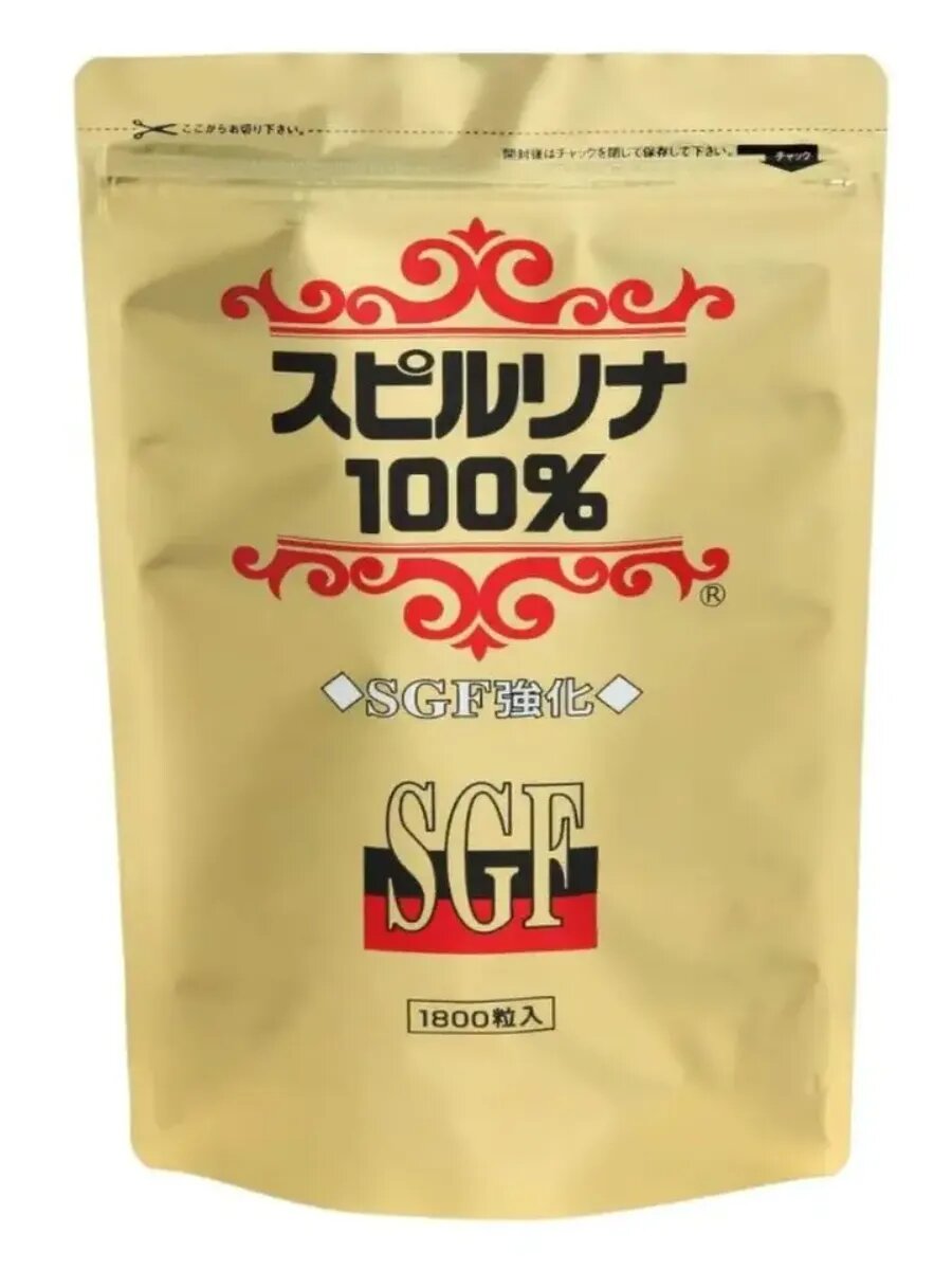 Спирулина Algae, 1800 шт, для иммунитета, антиоксидант, Япония