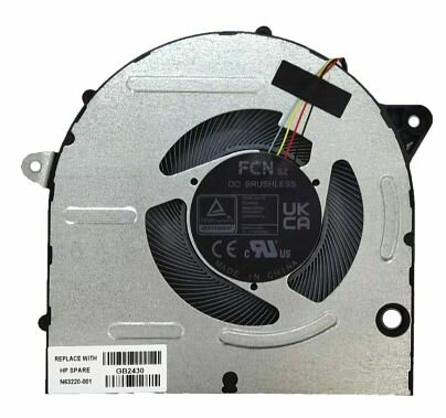 Вентилятор (кулер) для ноутбука HP Pavilion Plus 16-ab, TPN-W161, 16t-ab, DOWN, 12V