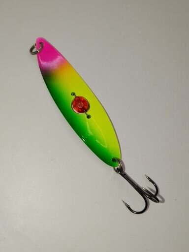 Блесна Kuusamo Vuono Helmi, 75мм 16гр, блесна-колебалка для ловли кумжи, лосося, гольца