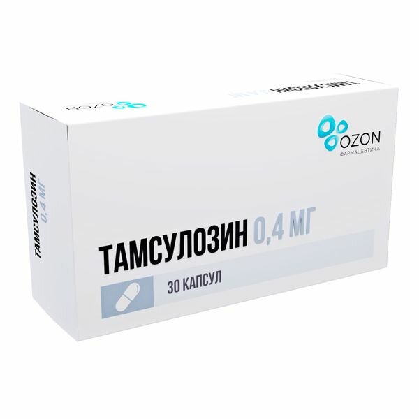 Тамсулозин капсулы с пролонгированным высвобождением 0,4мг 30шт — фото 1