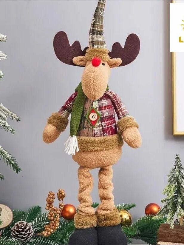 Игрушка под елку, Снеговик, Снеговик Красивый цвет C963, высота 64см