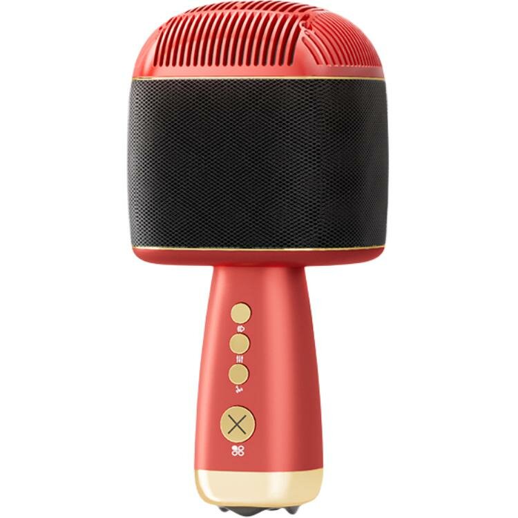 Караоке-микрофон QUANMIN K GE M9 со встроенной акустикой, rouge red