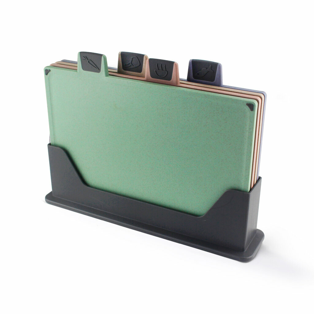 Бытовая доска для резки фруктов, полипропиленовая липкая доска, набор из 4 штук, 30x22,5 см