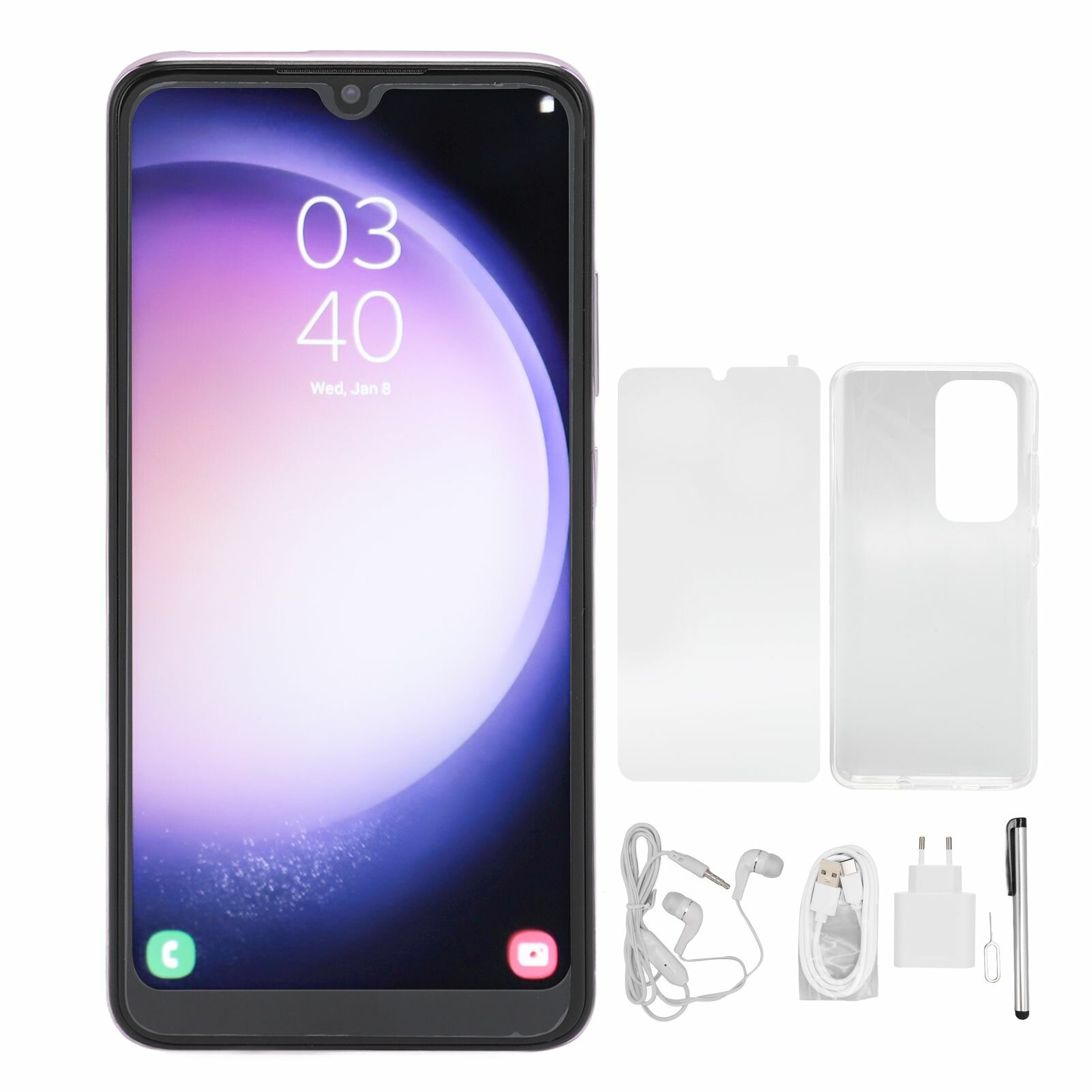 Смартфон S23 Ultra 6.3" 3G со стилусом, 6/128GB (Розовый, EU)