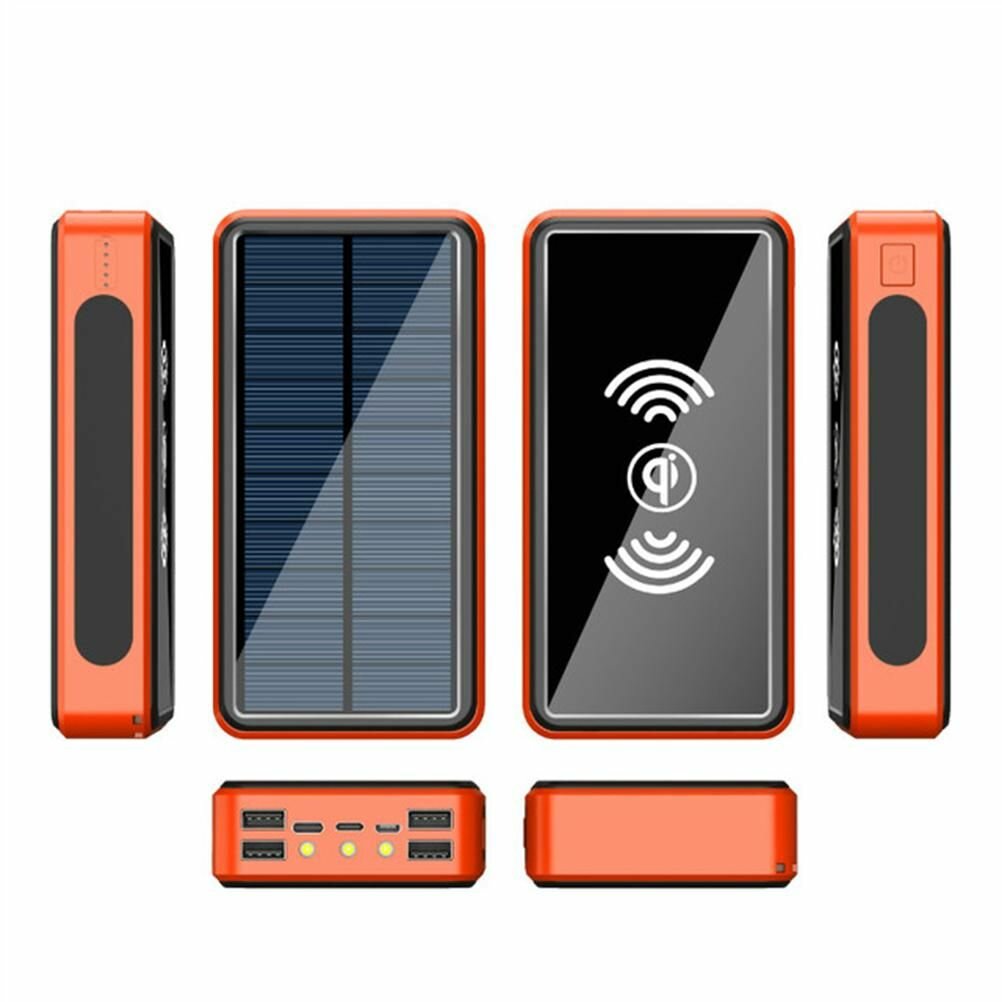 Солнечный пауэрбанк 100000mAh, водонепроницаемый