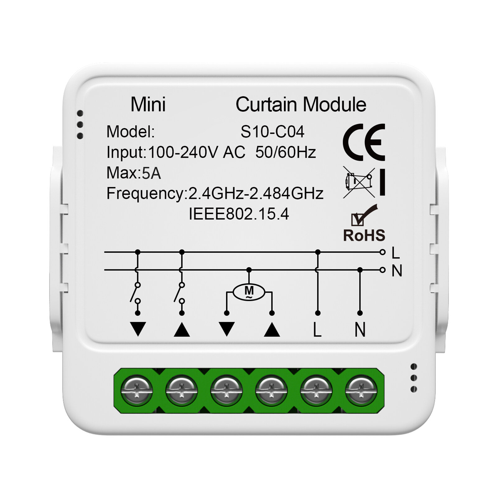 Модуль переключателя умных штор, домашнее интеллектуальное устройство, шторные жалюзи, модуль рольставен, управление через приложение, функция таймера и совместное использование группы