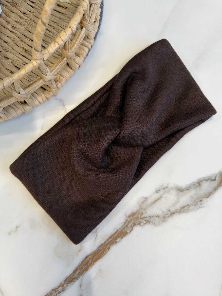 Повязка на голову теплая