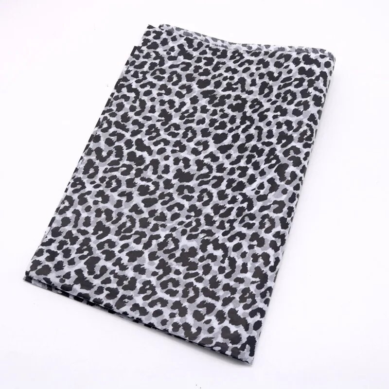 Салфетки леопард черные, black leopard print