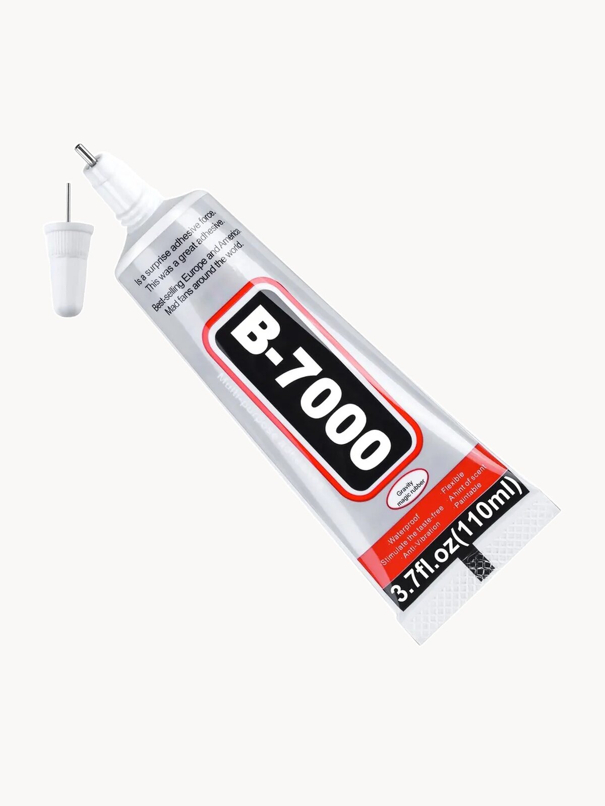 Клей герметик универсальный В7000 (15 мл) для дисплея телефона, страз, прозрачный Б7000, B-7000