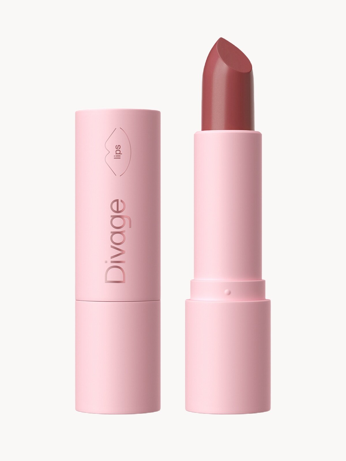 Divage Помада для губ кремовая Praline тон 14 tender dreams красно-розовая