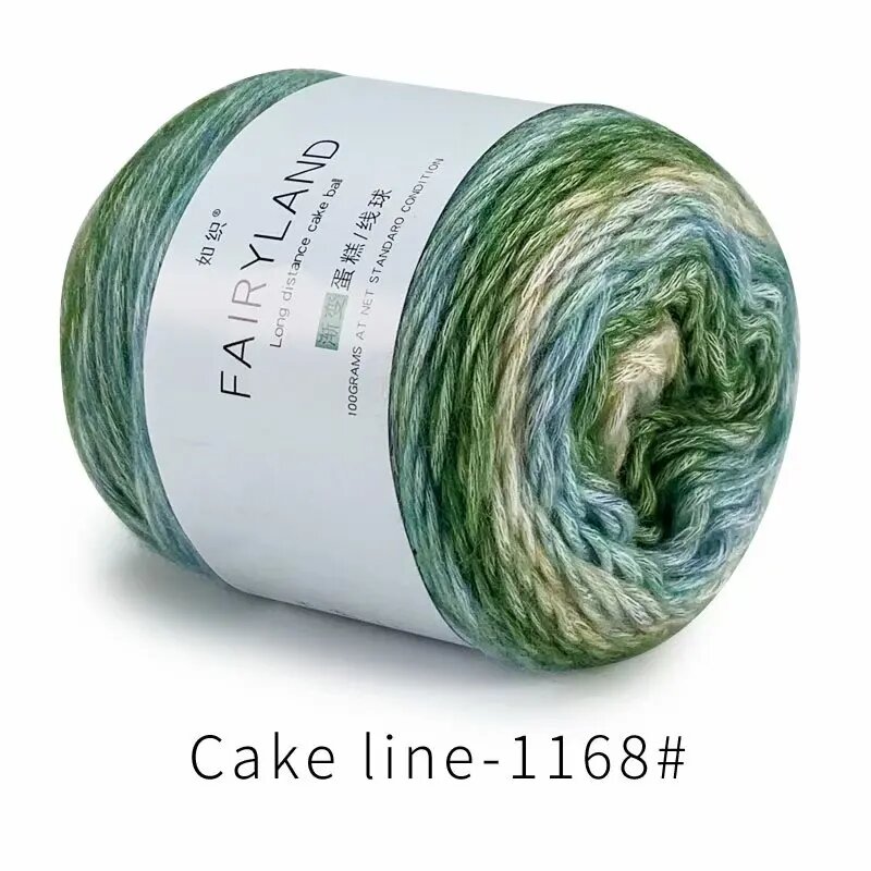 Пряжа Fairy Land Cake line-1168-A18