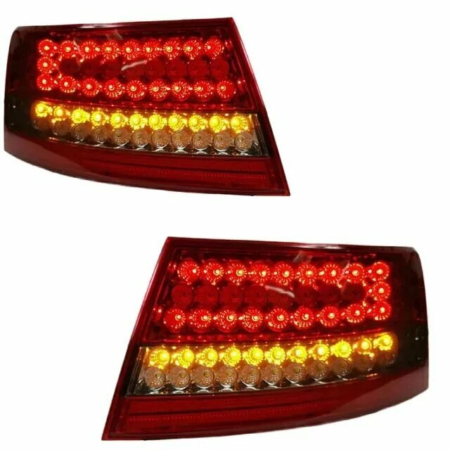 Фары автомобильные, Задний фонарь, 2 шт, арт. Audi C6 a6l 2005-2008