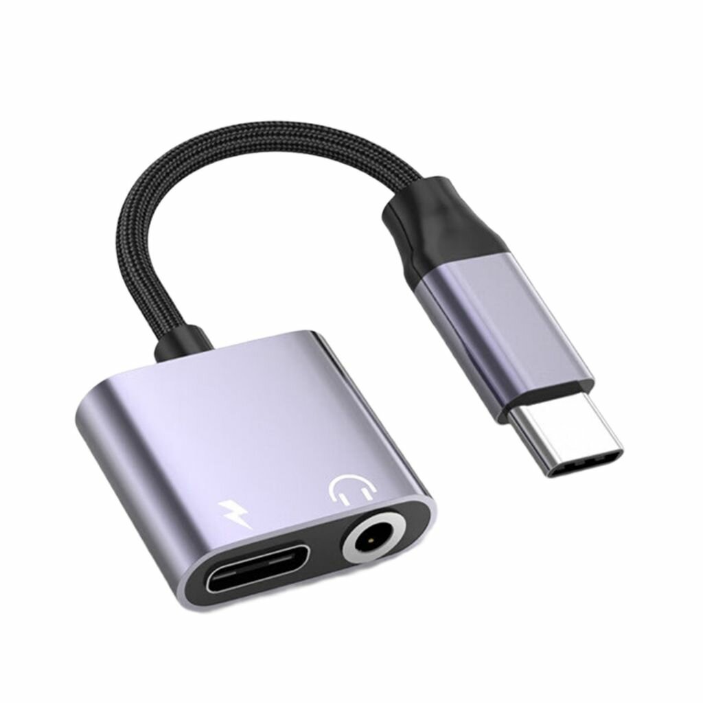 Адаптер для наушников с быстрой зарядкой 60W