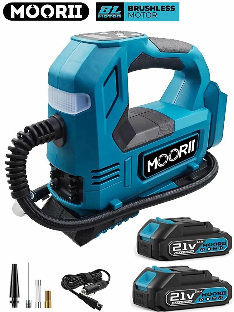 MOORII Компрессор автомобильный, 500.1 Вт, 24 л/мин