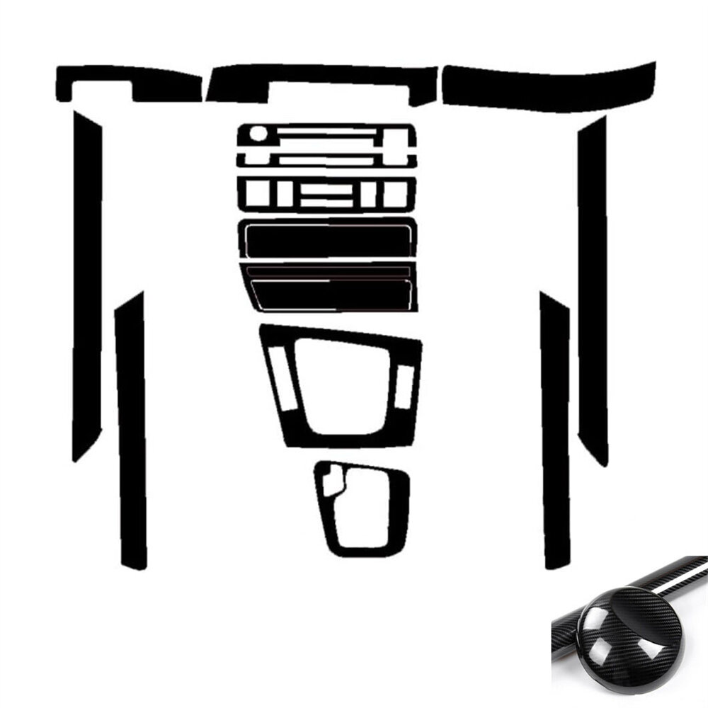 Глянцевая карбоновая пленка для отделки интерьера 5D для BMW 3 серии E46 1998-2005